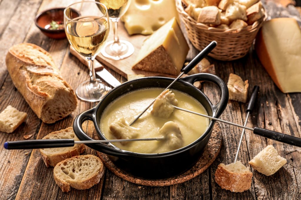Fondue - la combinación perfecta de queso y vino